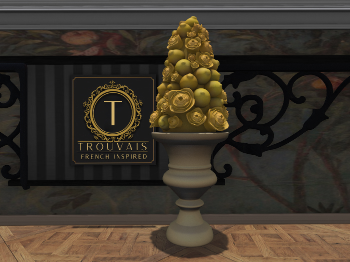 Second Life Marketplace - Trouvais- Lemon Roses Centerpiece